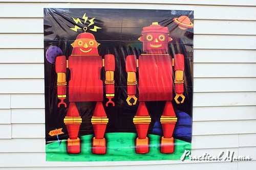 Robot themed birthday party - - Practical Mama