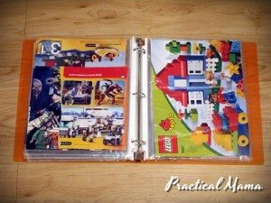 Organizing LEGO instruction booklets - - Practical Mama