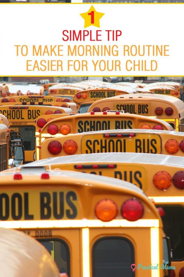 Simple tip to make your morning routine to school a breeze ...