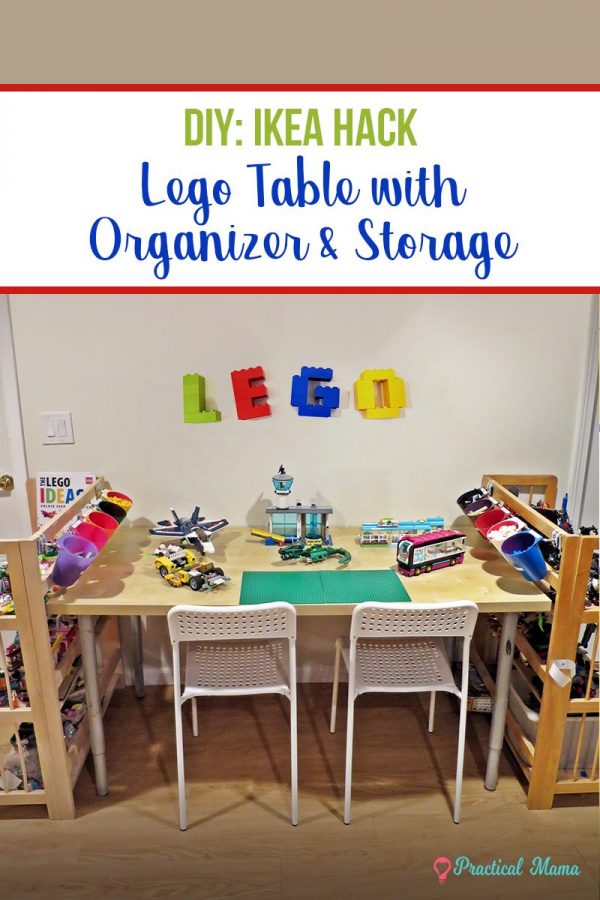 DIY - LEGO table and storage - - Practical Mama